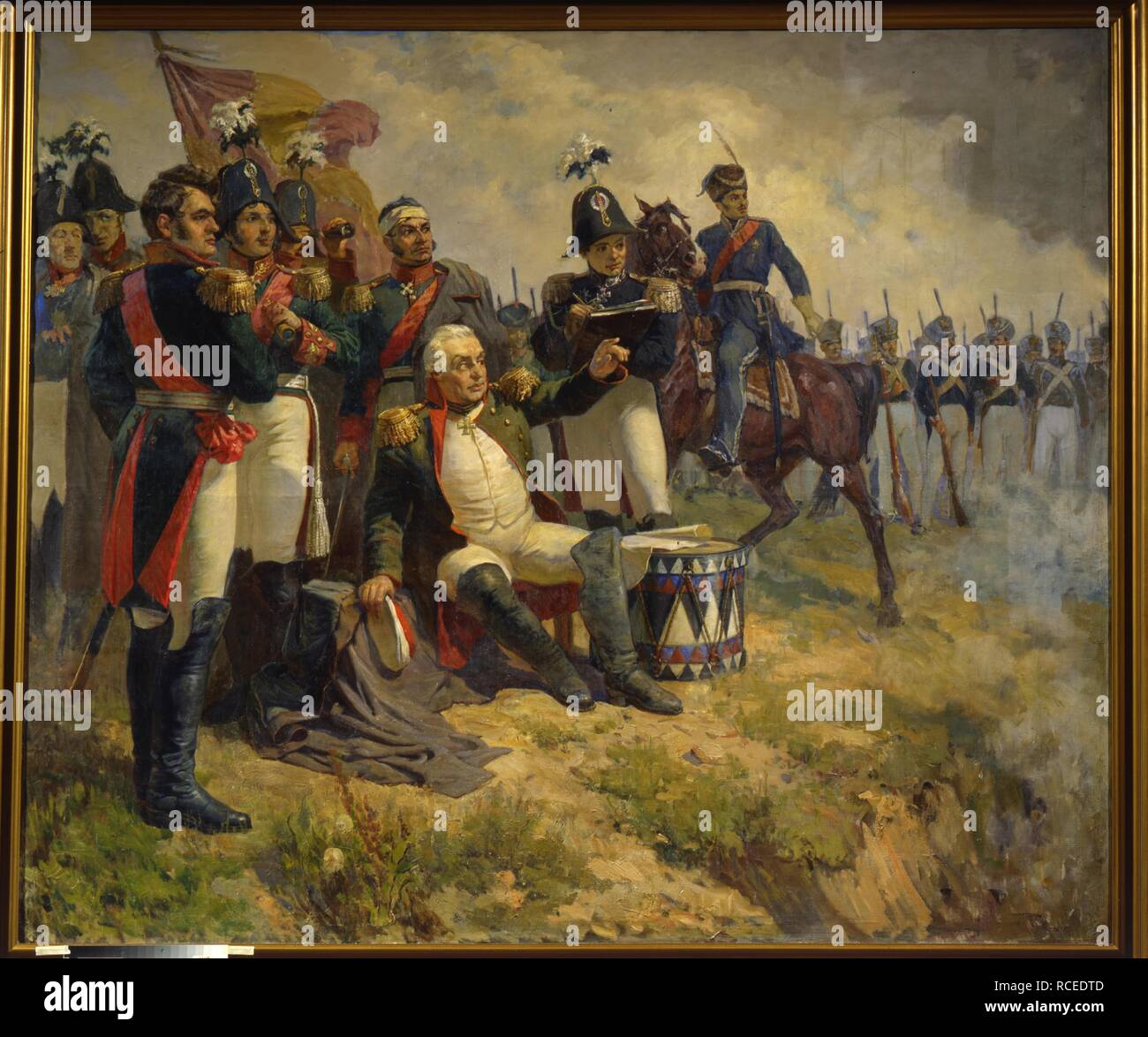 The Russian commander, Marschall Mikhail Kutuzov before the Battle of ...