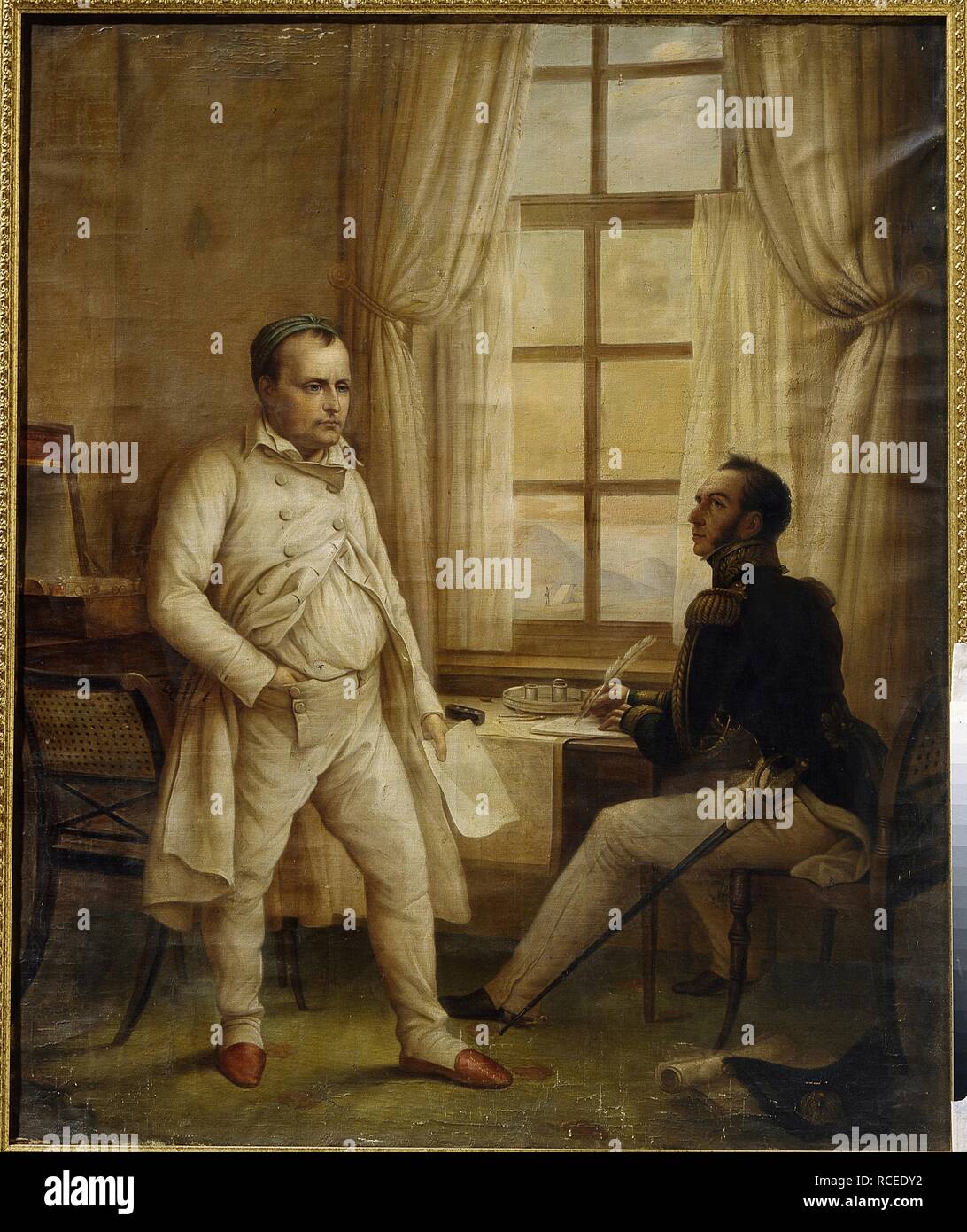 Napoleon Bonaparte on the island of Saint Helena. Museum: State ...