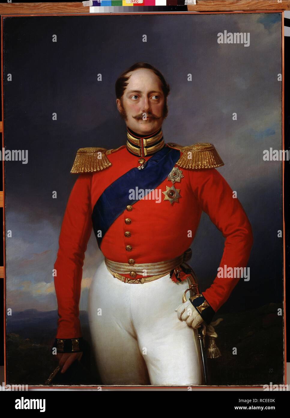 Portrait of Emperor Nicholas I (1796-1855). Museum: State A. Pushkin ...