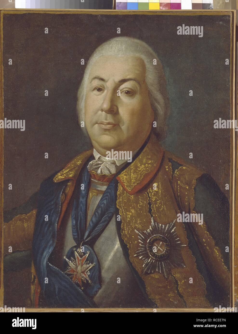 Portrait of Count Pyotr Semyonovich Saltykov (1697–1772). Museum: State ...