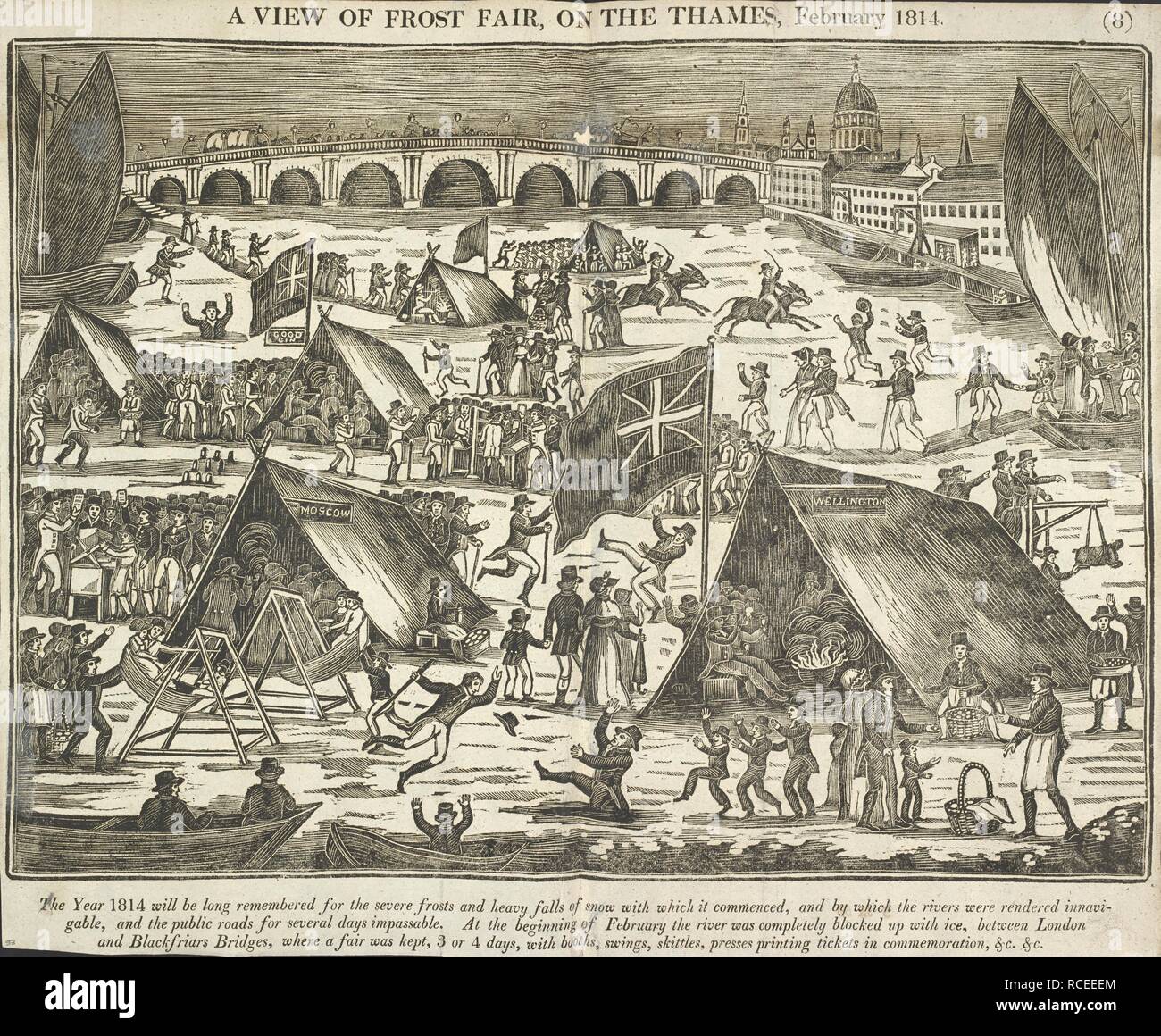 Frost fair thames hi-res stock photography and images - Alamy