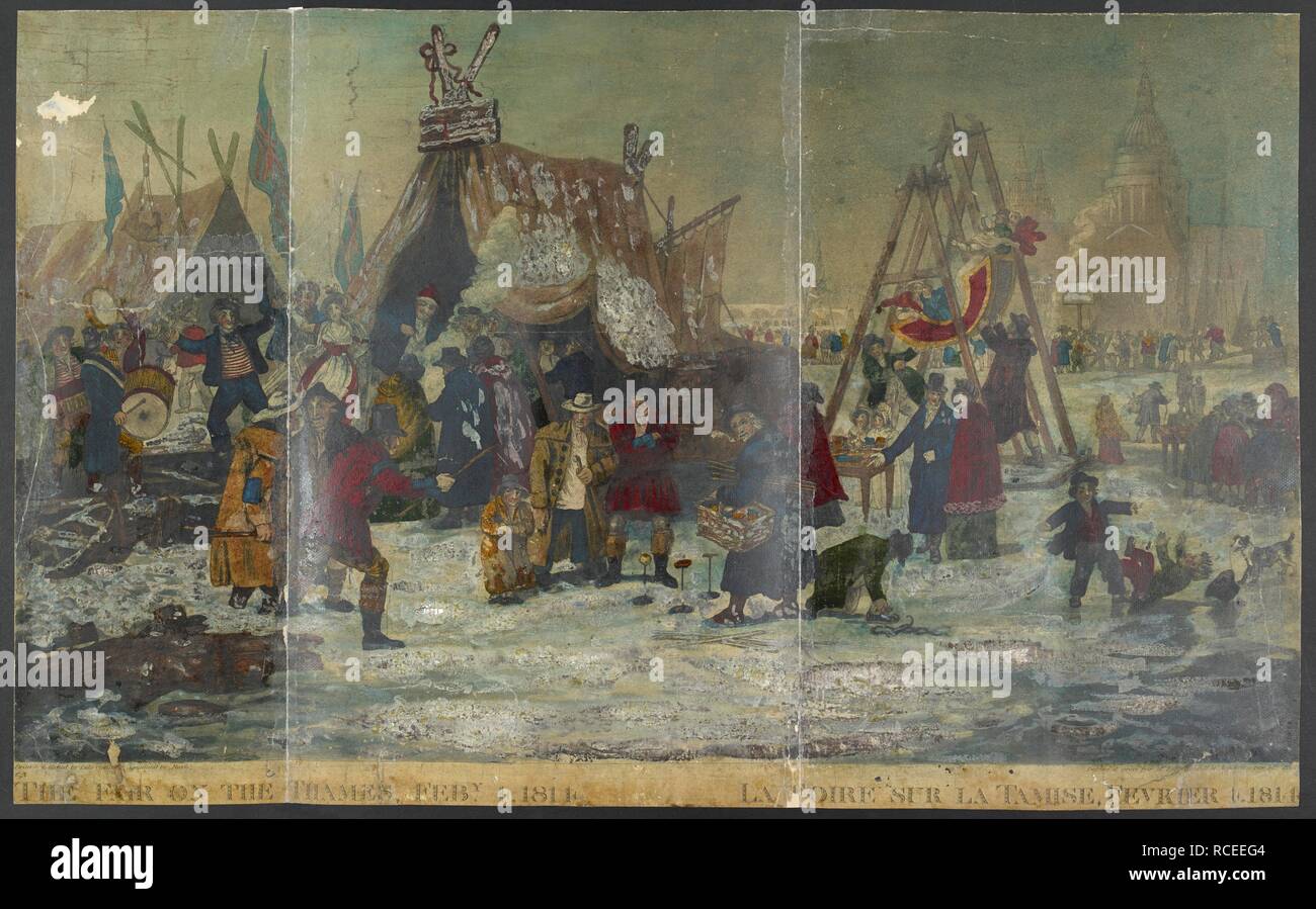 1814 frost fair hi-res stock photography and images - Alamy