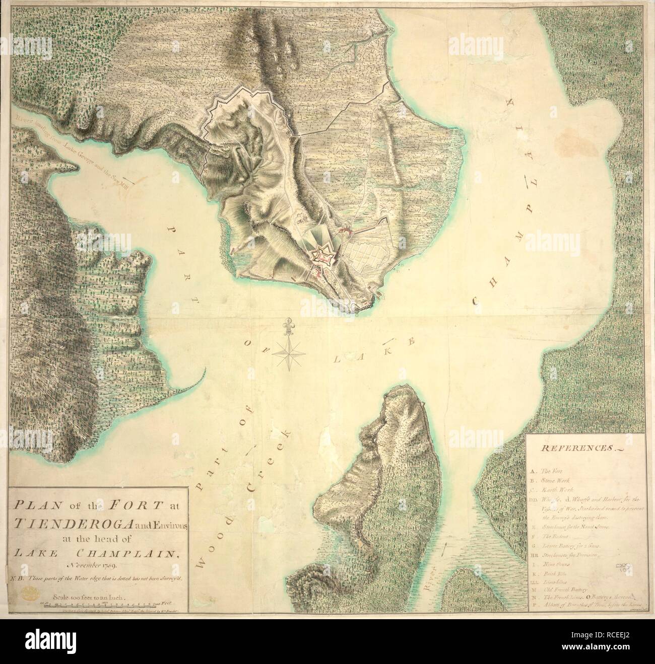 Map of fort william hi-res stock photography and images - Alamy