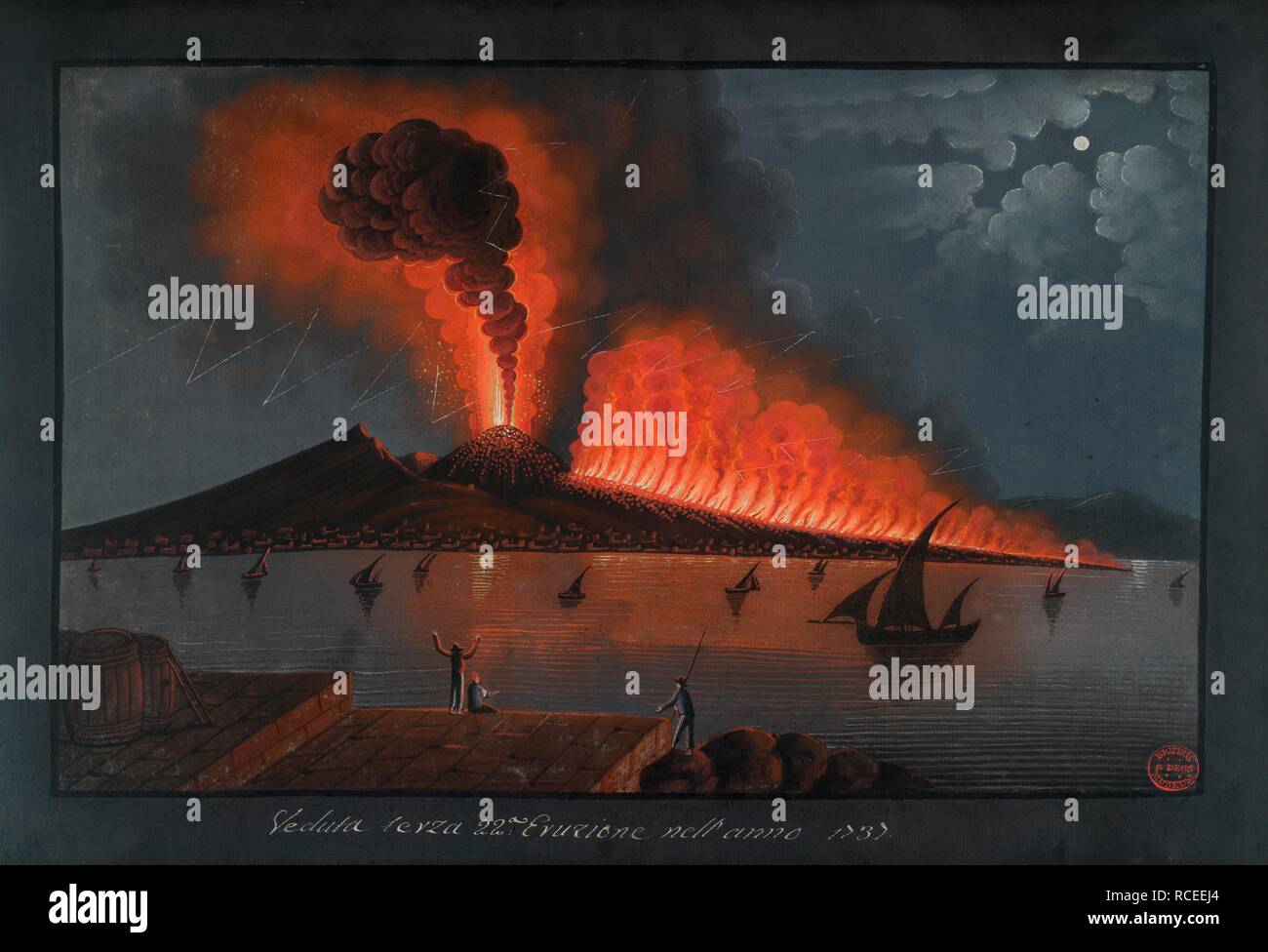 Mount vesuvius eruption map hi-res stock photography and images - Alamy