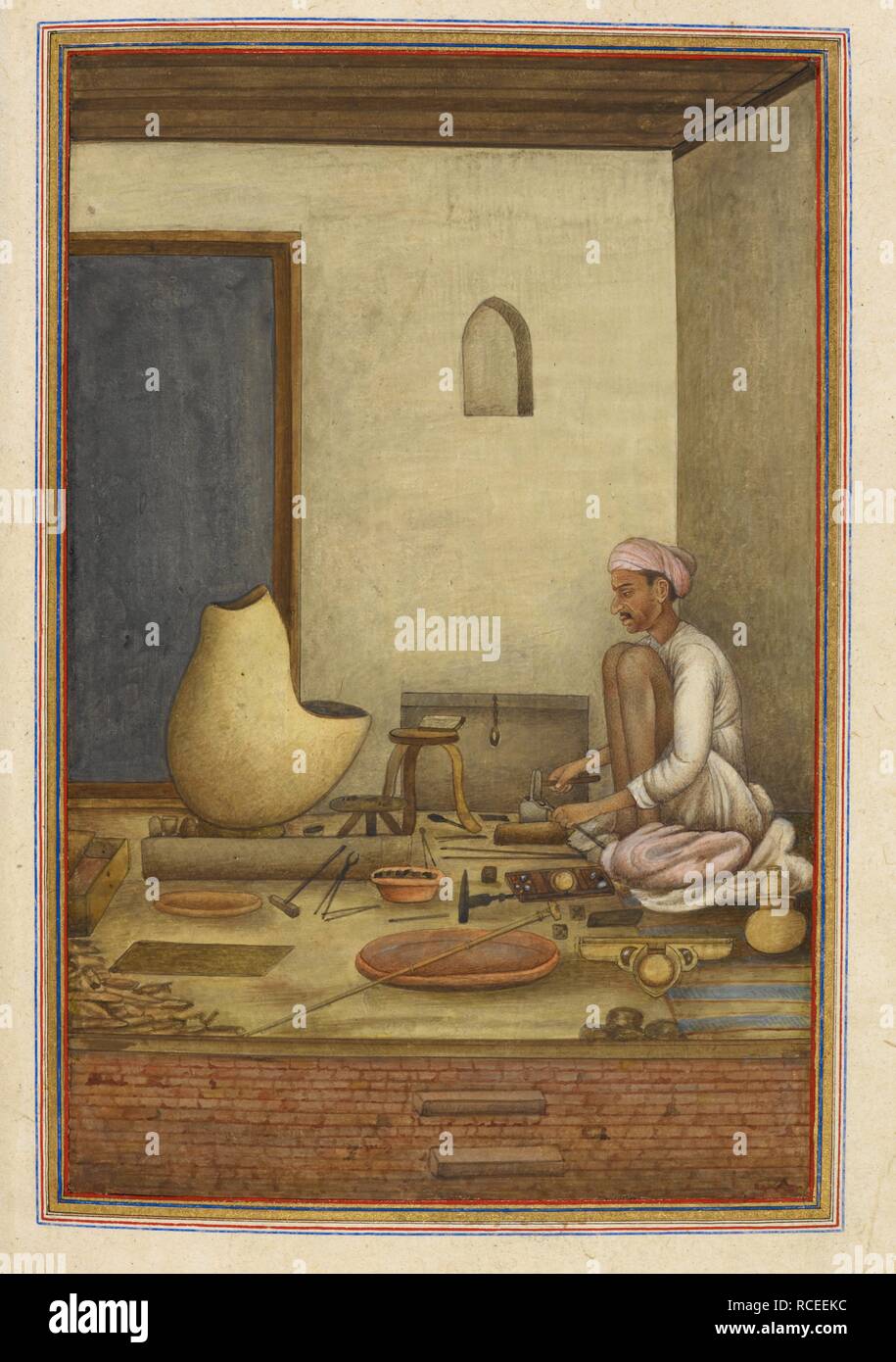 Indian goldsmith hi-res stock photography and images - Alamy