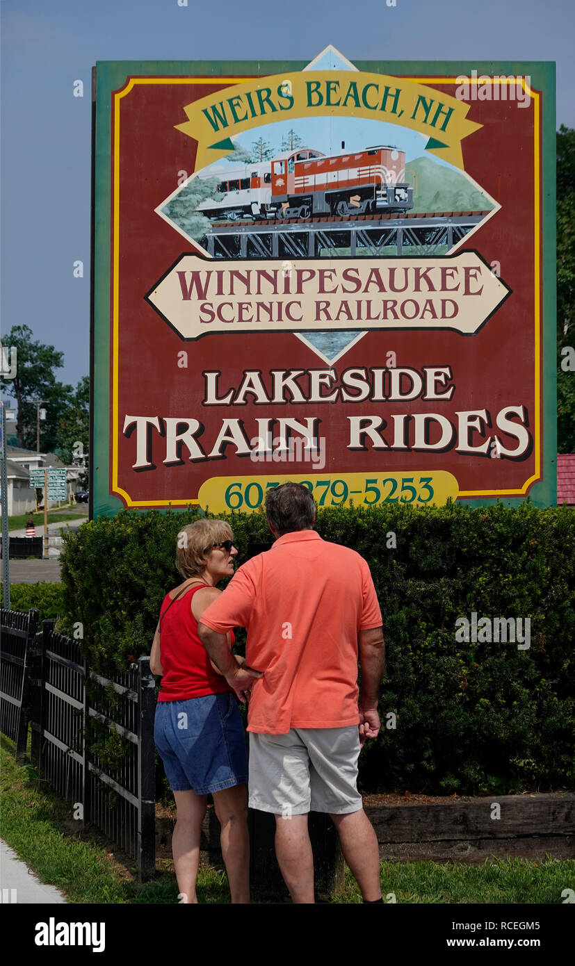Weirs Beach Lake Winnipesaukee New Hampshire Stock Photo - Alamy