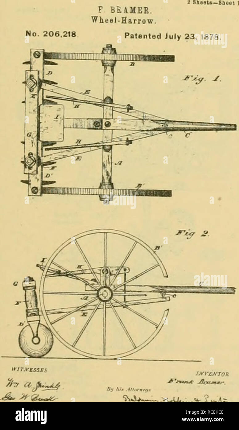 . Digest of agricultural implements, patented in the United States from ...