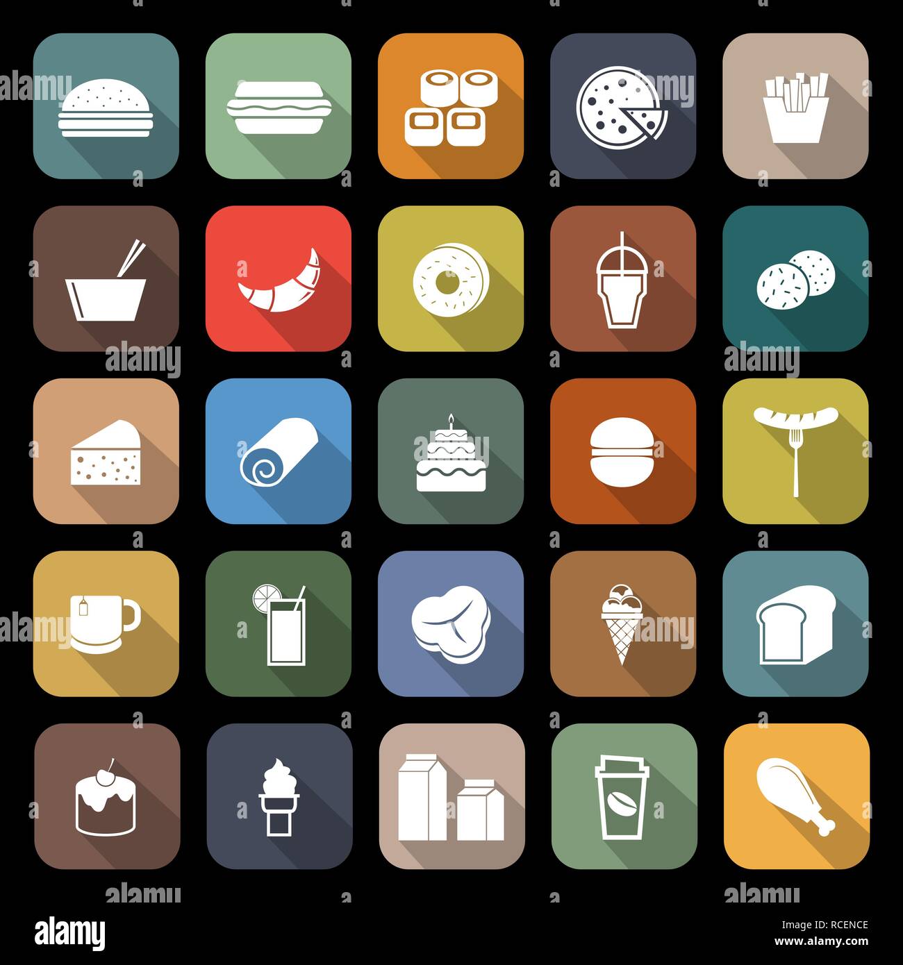 Eating popcorn with chopsticks Stock Vector Images - Alamy