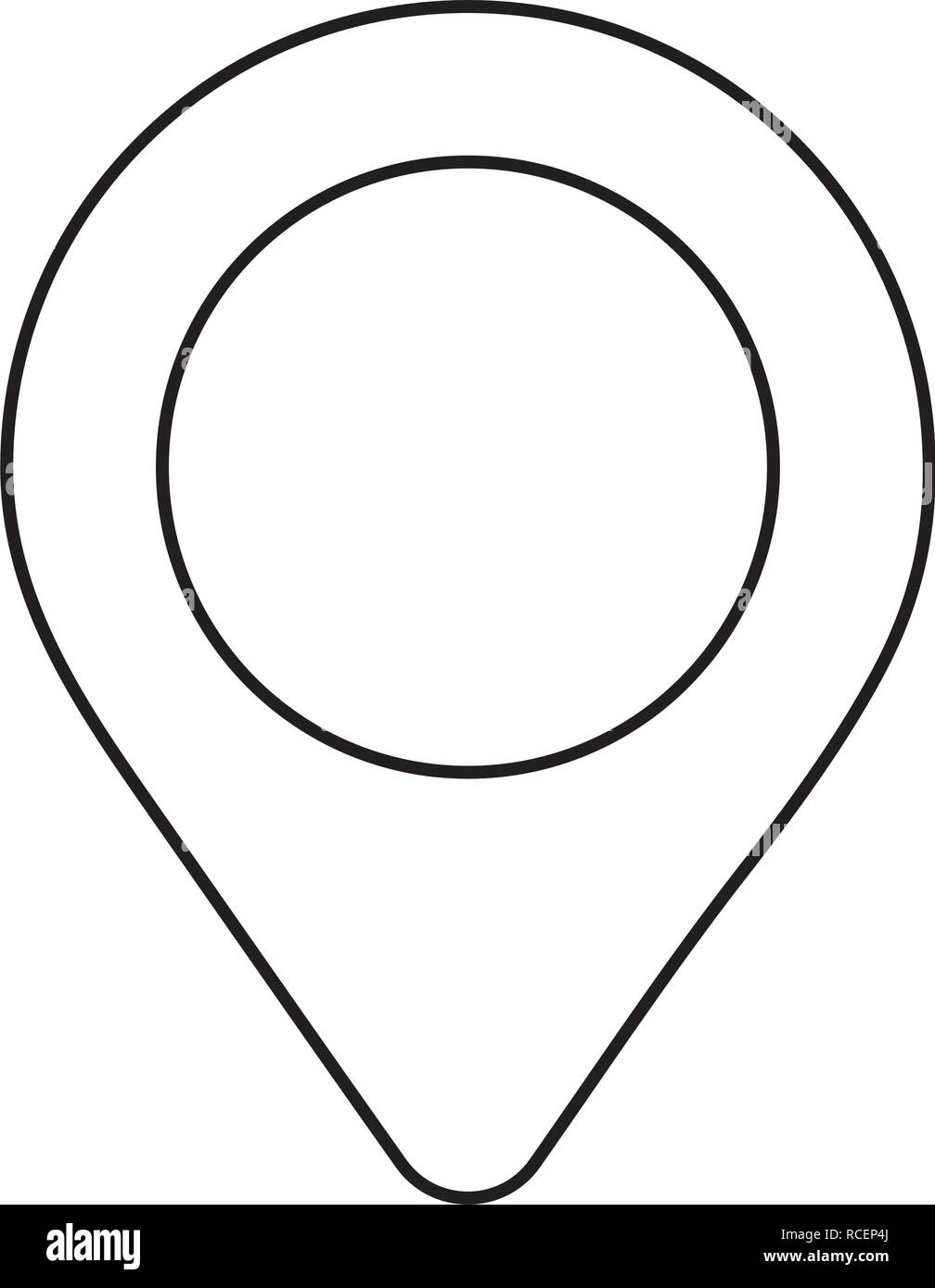 location mark icon Stock Vector Image & Art - Alamy