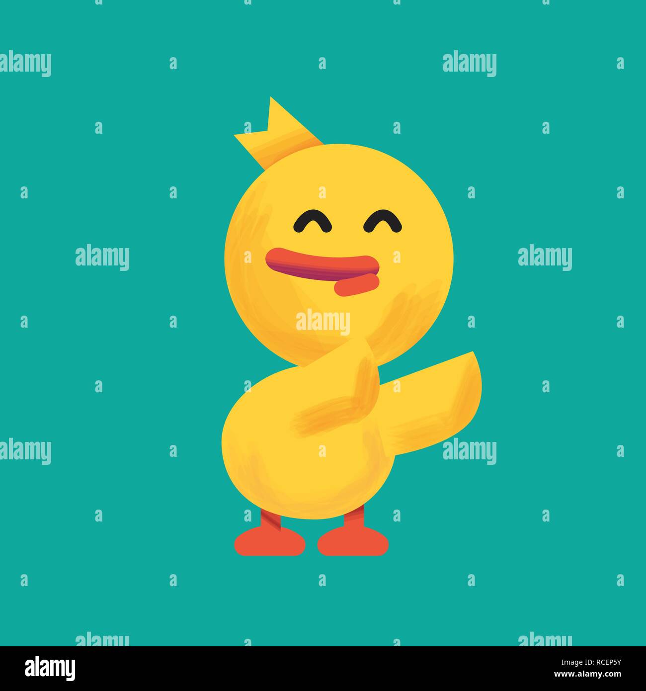 Cartoon duckling hi-res stock photography and images - Alamy