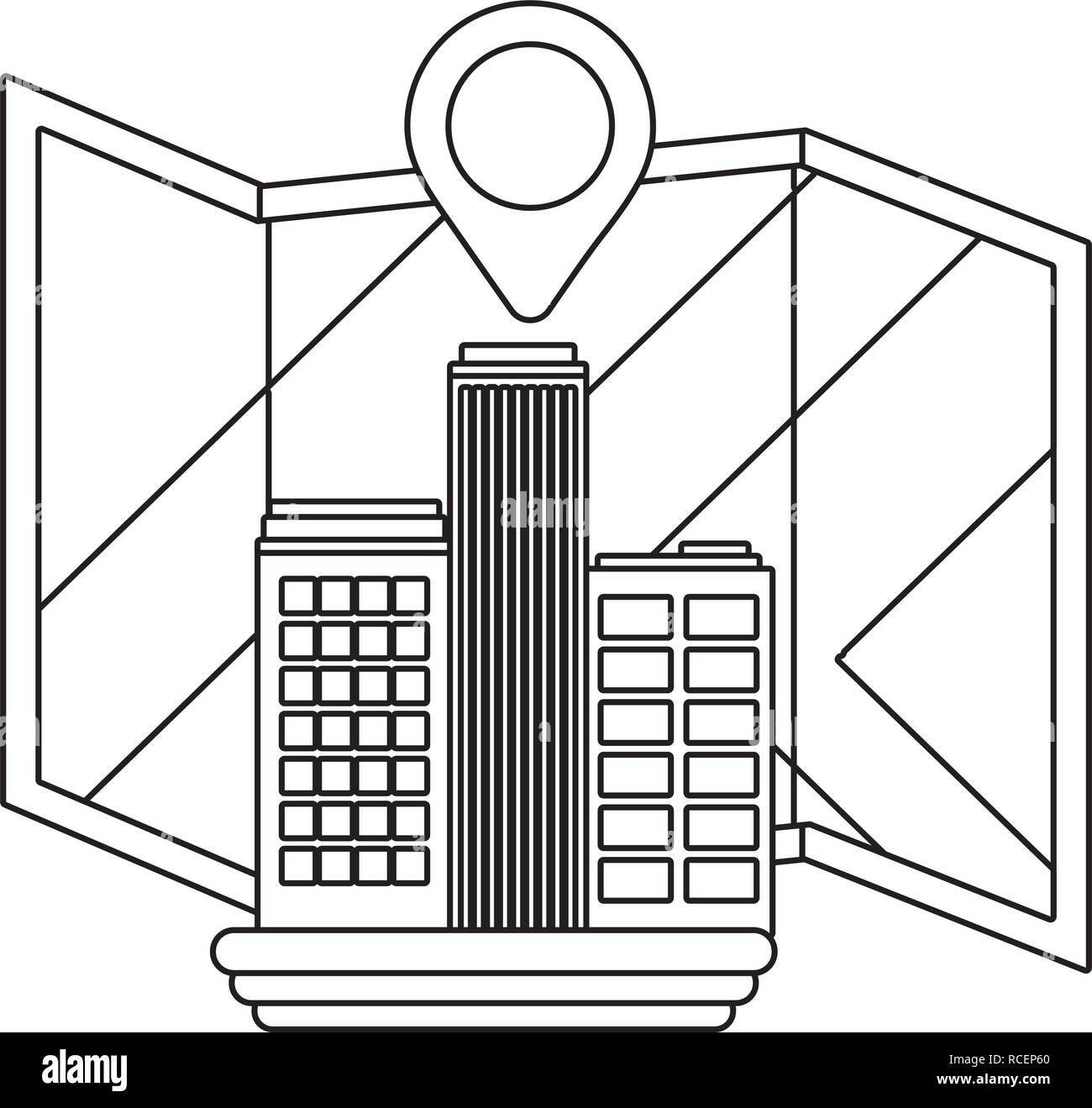 map with location points Stock Vector Image & Art - Alamy