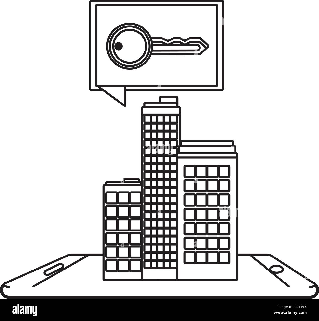 building with key Stock Vector Image & Art - Alamy
