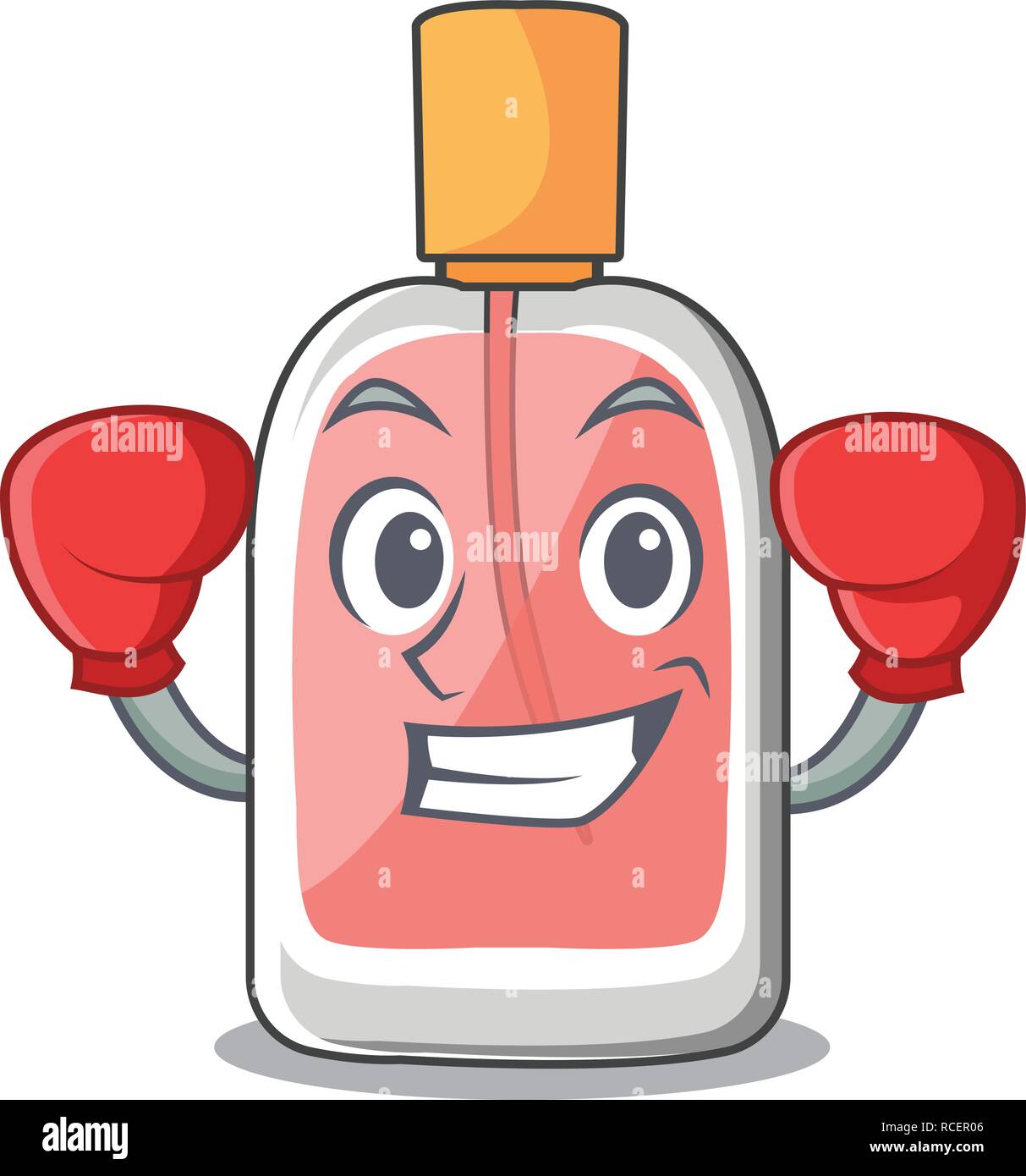 Boxing perfume in the a cartoon bottle Stock Vector Image & Art - Alamy