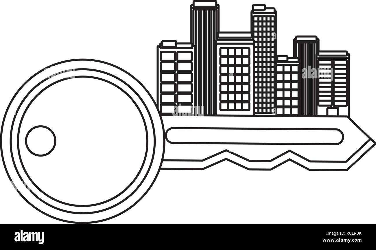 key and buildings Stock Vector Image & Art - Alamy