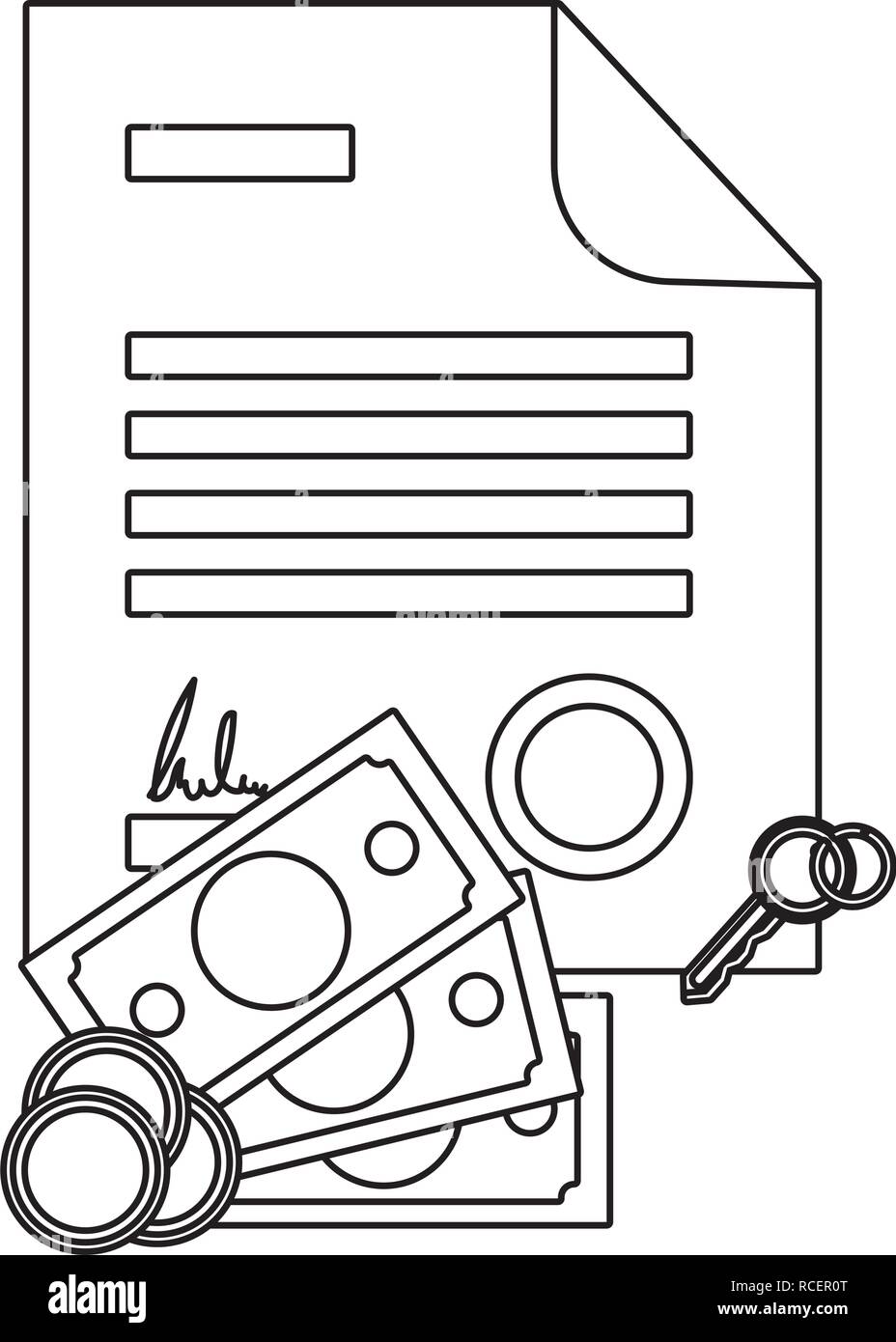 Mortgage legal Stock Vector Images - Alamy