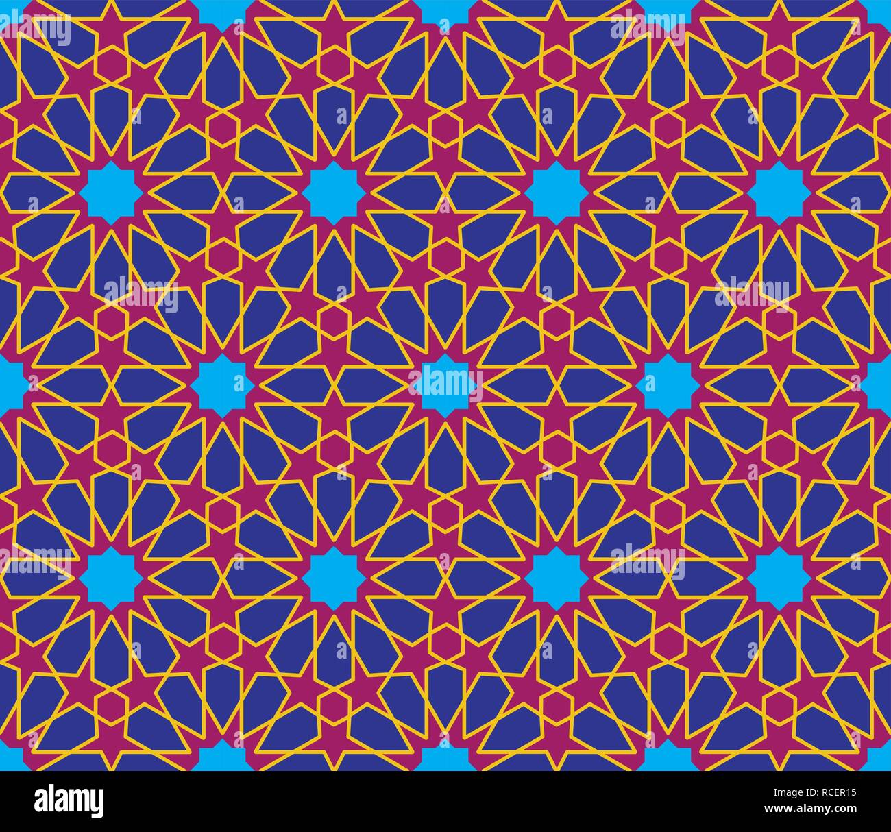 Arabesque star pattern hi-res stock photography and images - Alamy
