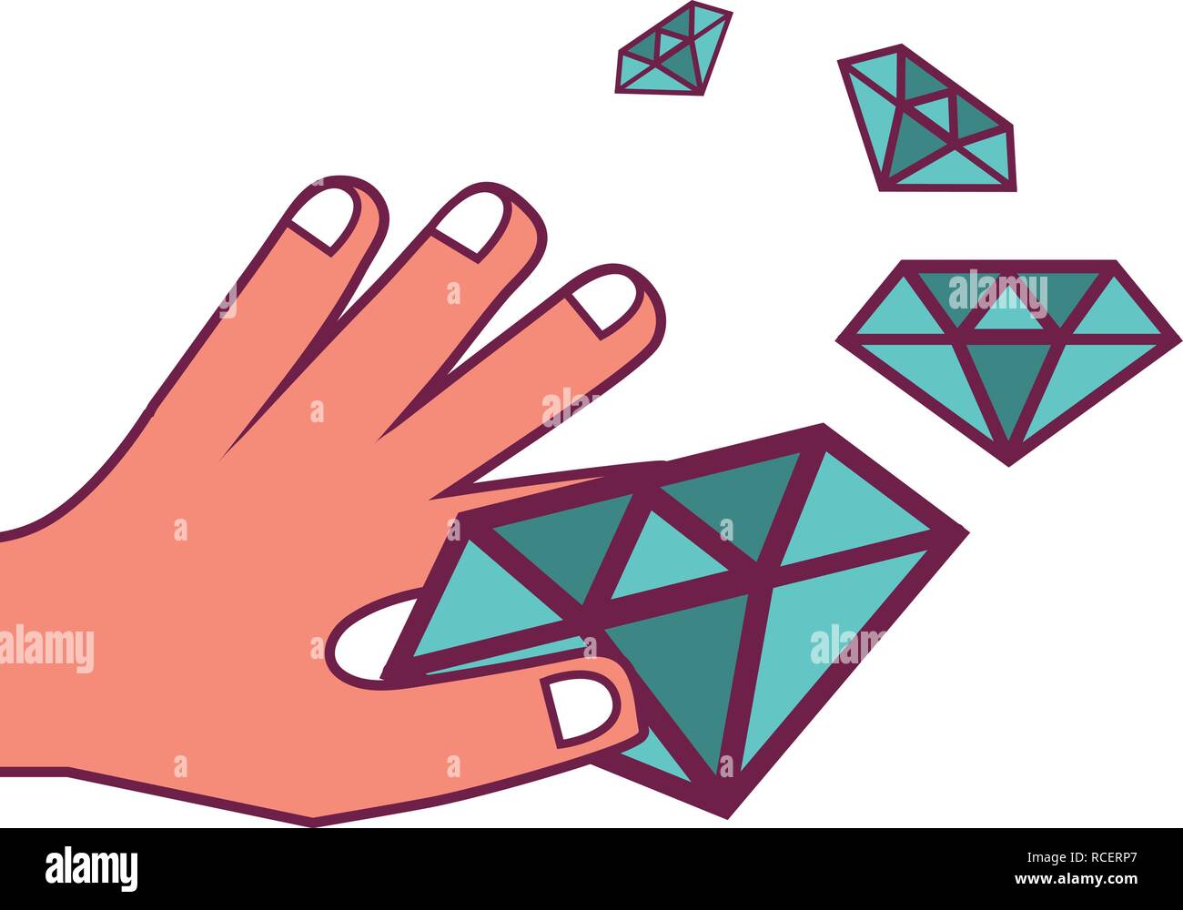 Diamond exchange Stock Vector Images - Alamy