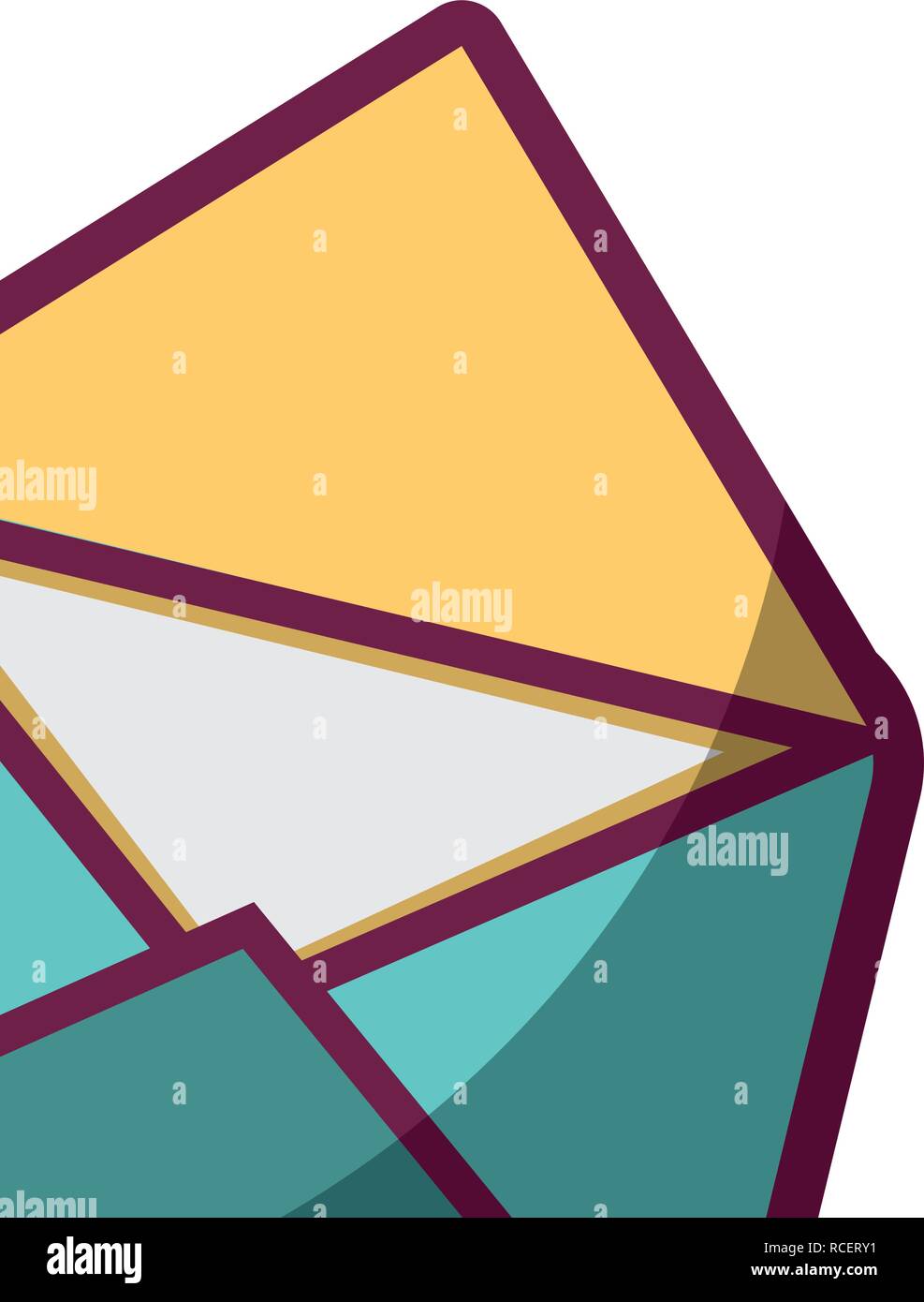 envelope isolated icon Stock Vector Image & Art - Alamy