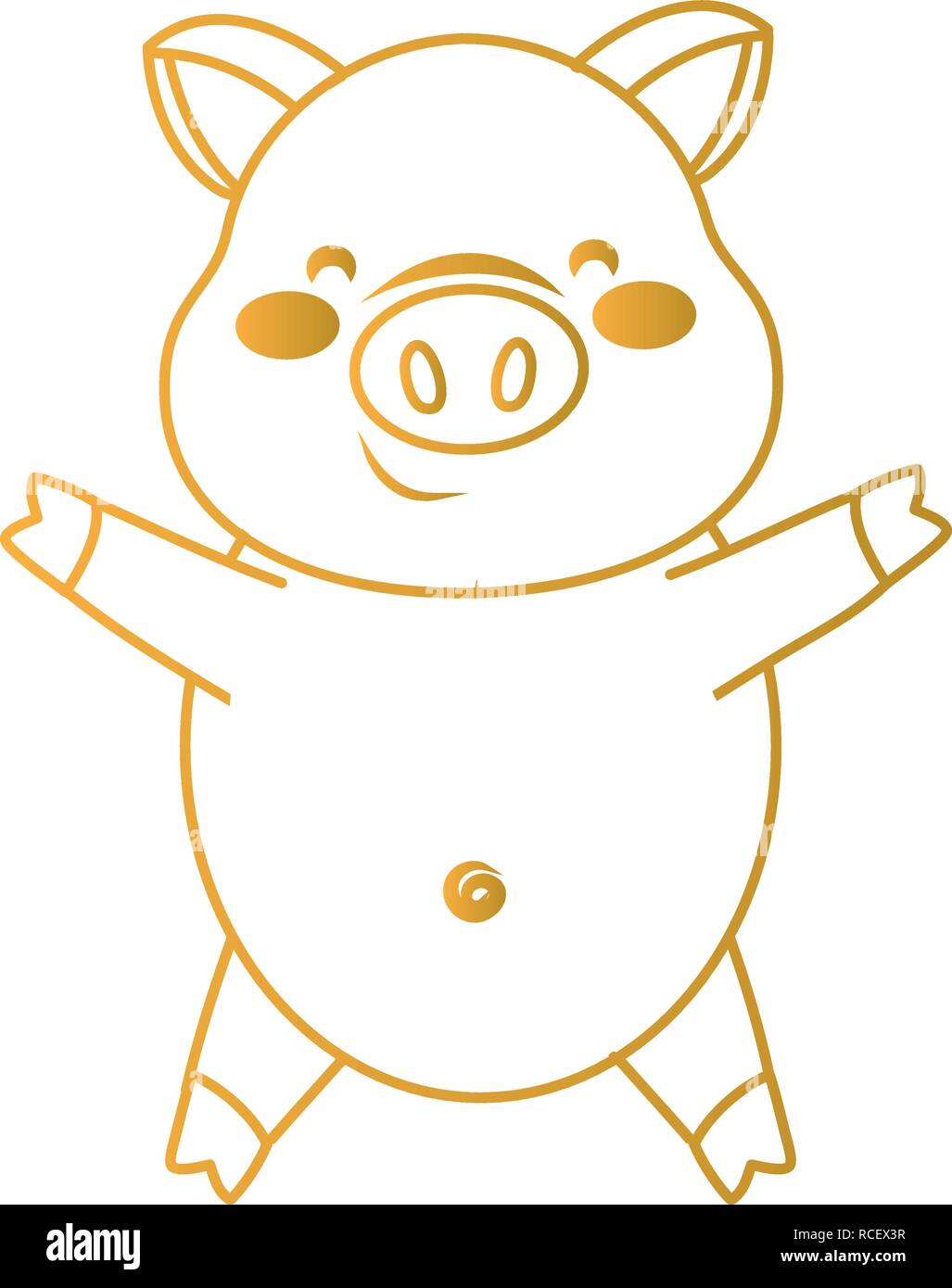 pig smiling icon Stock Vector Image & Art - Alamy