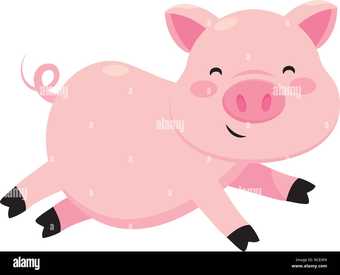 pig smiling icon Stock Vector Image & Art - Alamy