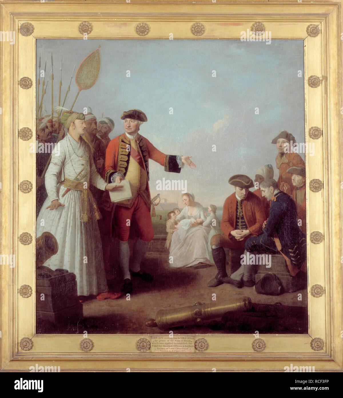 Lord Clive & Nawab of Bengal. 1772-1773. Lord Clive (1725-1774 ...