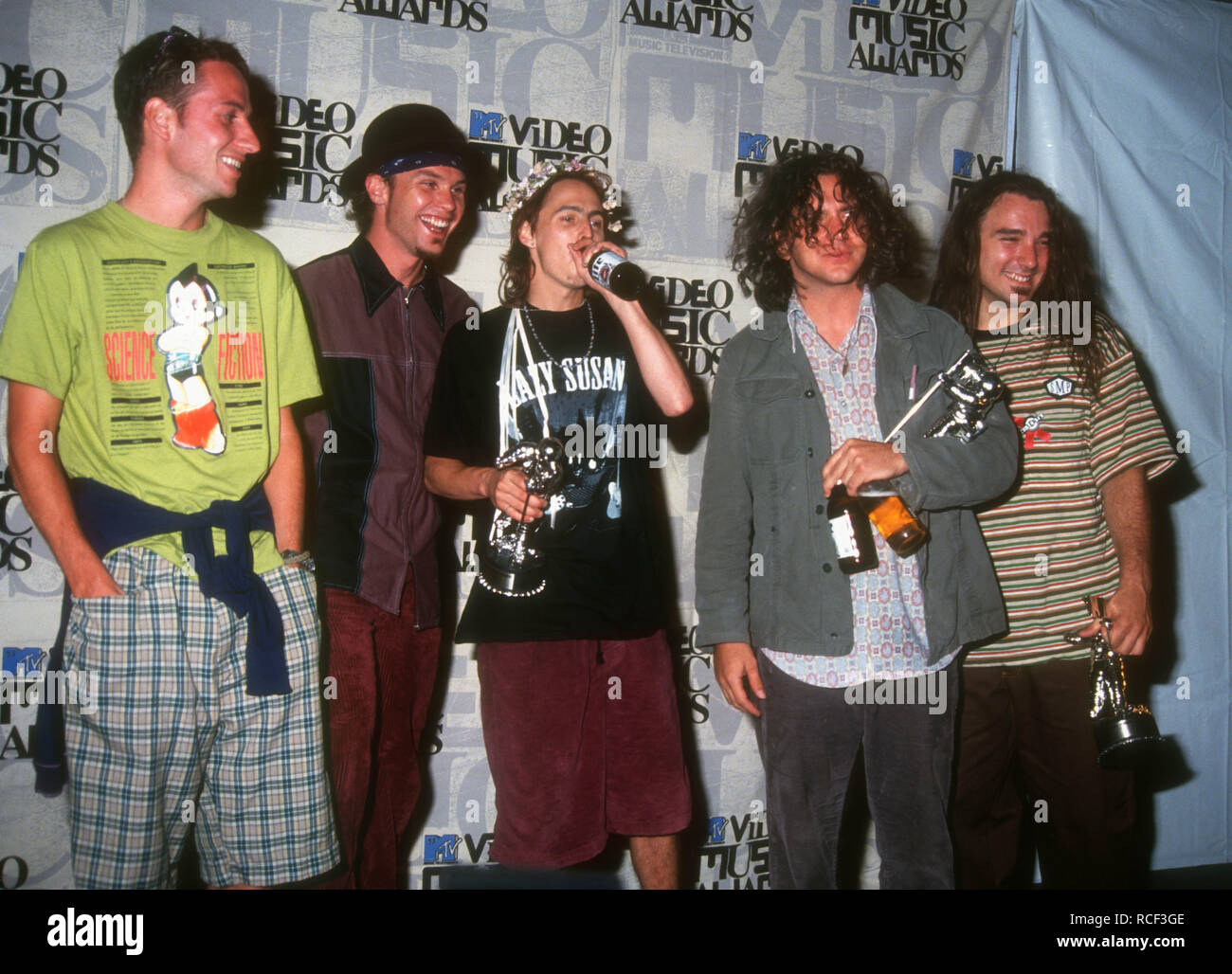 UNIVERSAL CITY, CA - SEPTEMBER 2: (L-R) Musicians Stone Gossard, Jeff ...
