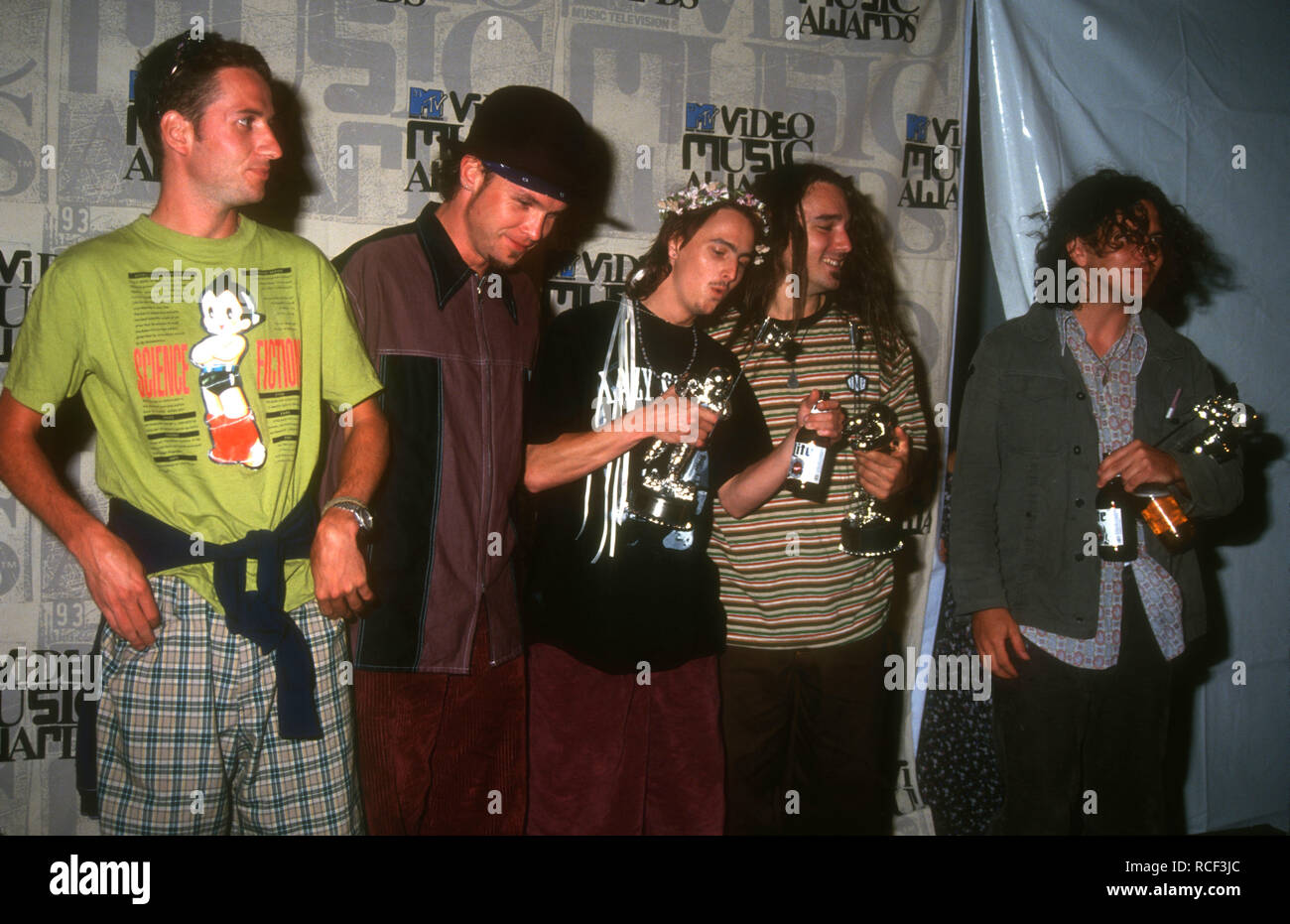 UNIVERSAL CITY, CA - SEPTEMBER 2: (L-R) Musicians Stone Gossard, Jeff ...