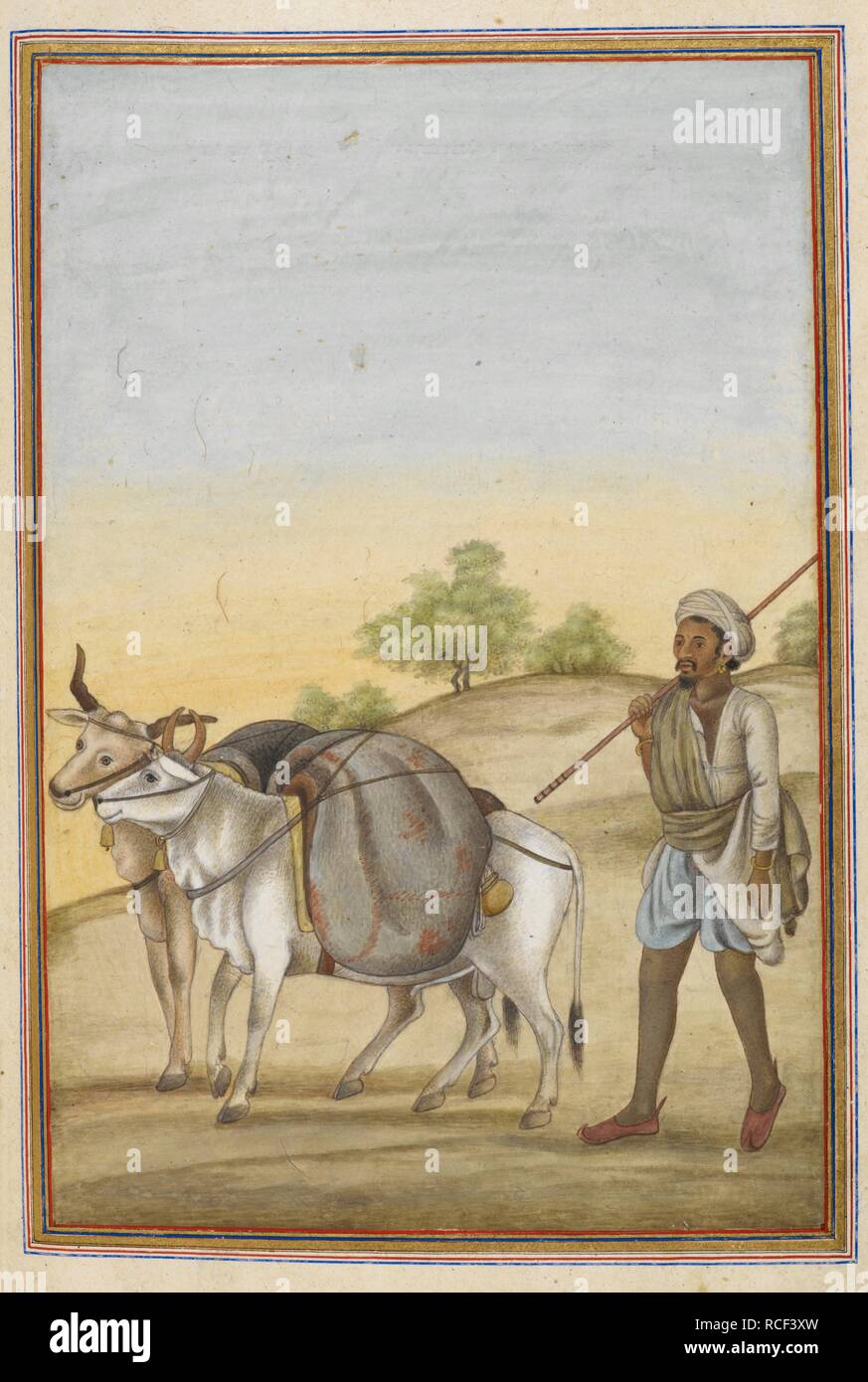 â€˜Banjaraâ€™ an itinerant trader, often a grain merchant. Man with ...