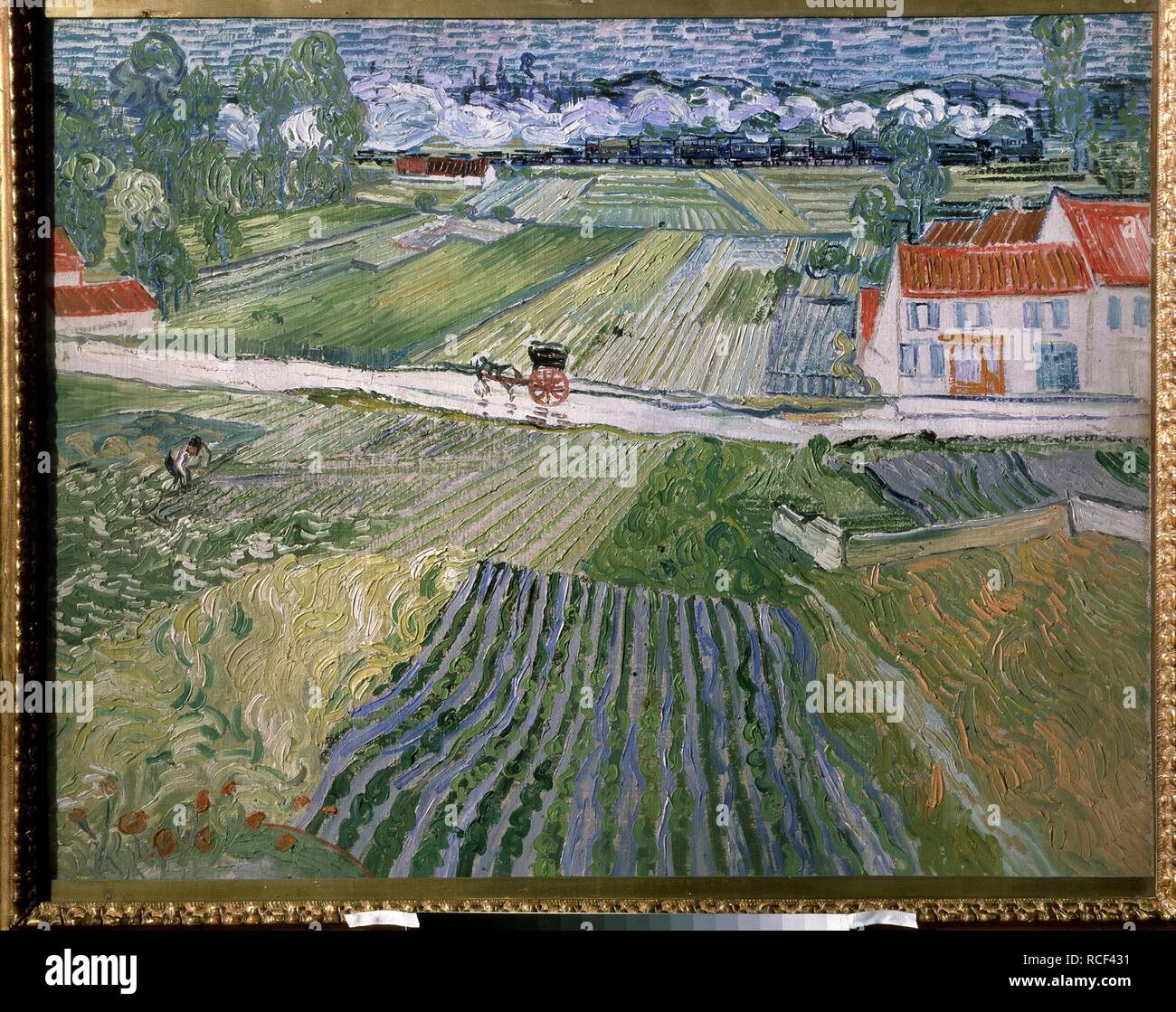 Vincent van gogh landscape auvers hi-res stock photography and images ...
