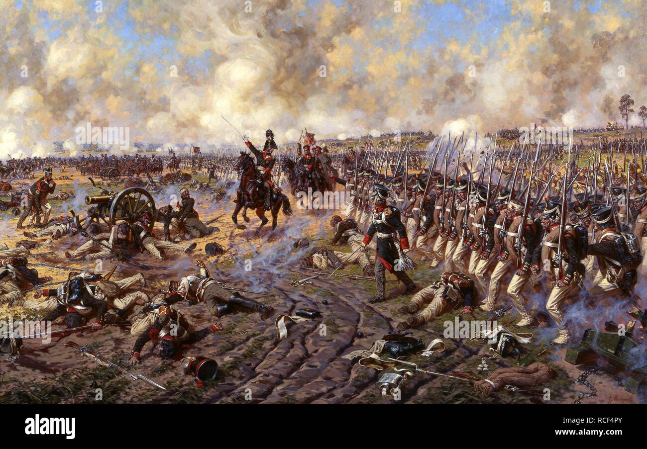 Prince Bagration at the Battle of Borodino. Museum: PRIVATE COLLECTION ...