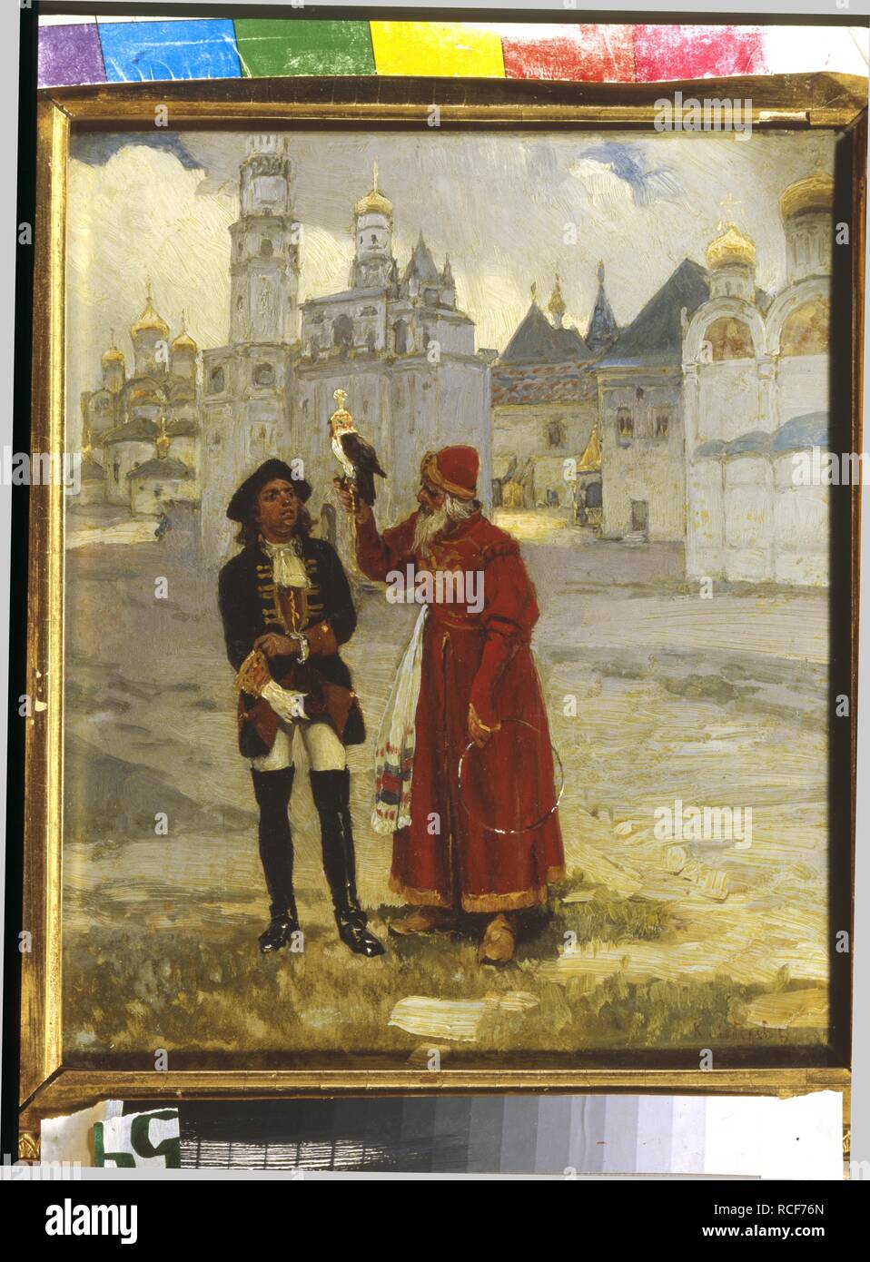 Young Peter I. and his falcon. Museum: State Central M. Glinka Museum ...