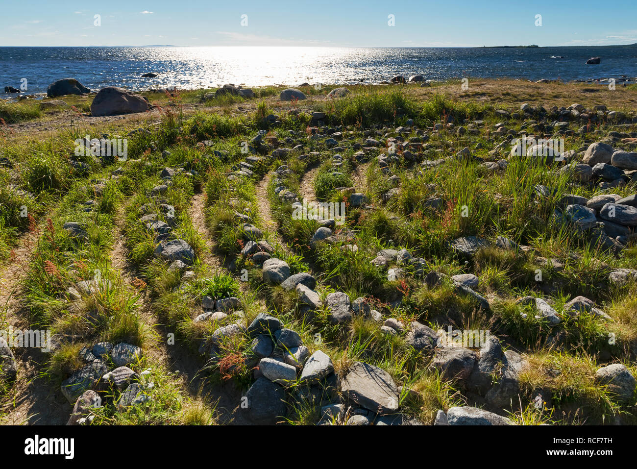 Labyrinths on the Big Solovetsky Island on the Labyrinth Cape. Solovki ...
