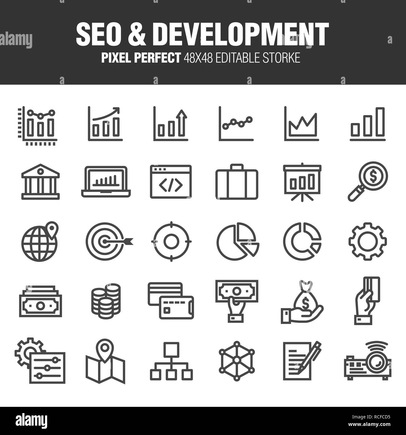 Business support technology consulting Black and White Stock Photos ...