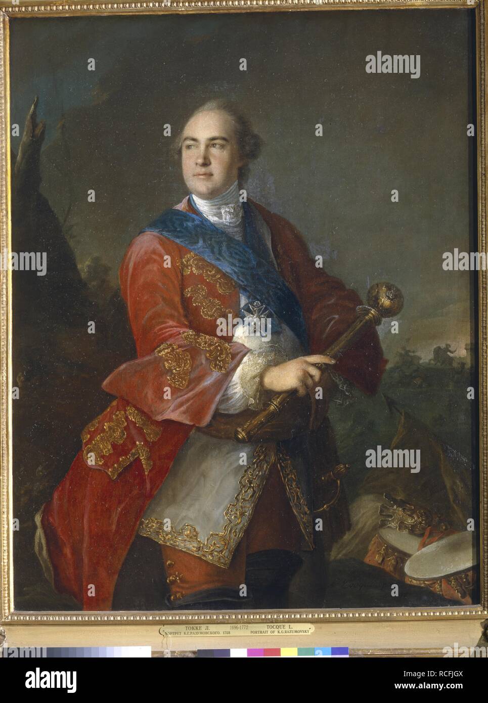 Portrait of Count Kirill Razumovsky (1728-1803), the last Hetman of ...