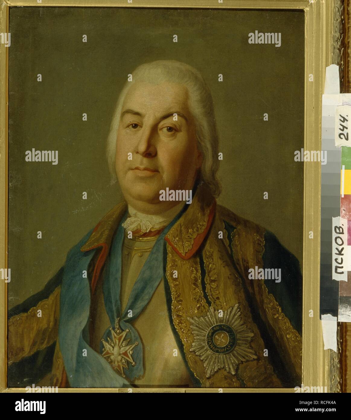 Portrait of Count Pyotr Semyonovich Saltykov (1697–1772). Museum: State ...