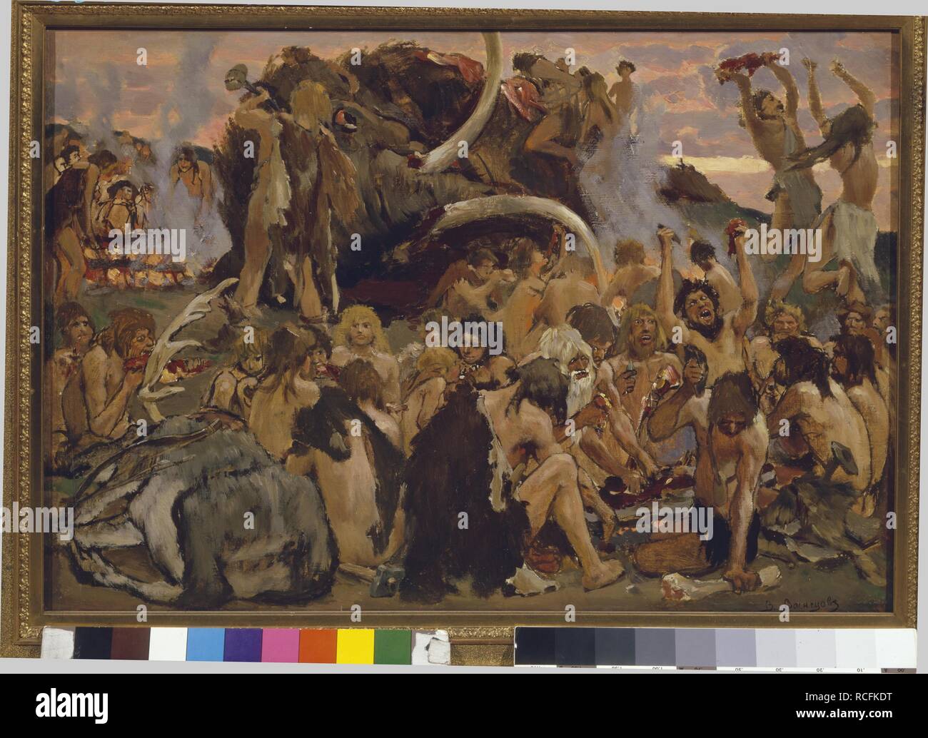 The Stone Age. A Feast. Museum: State Tretyakov Gallery, Moscow. Author ...