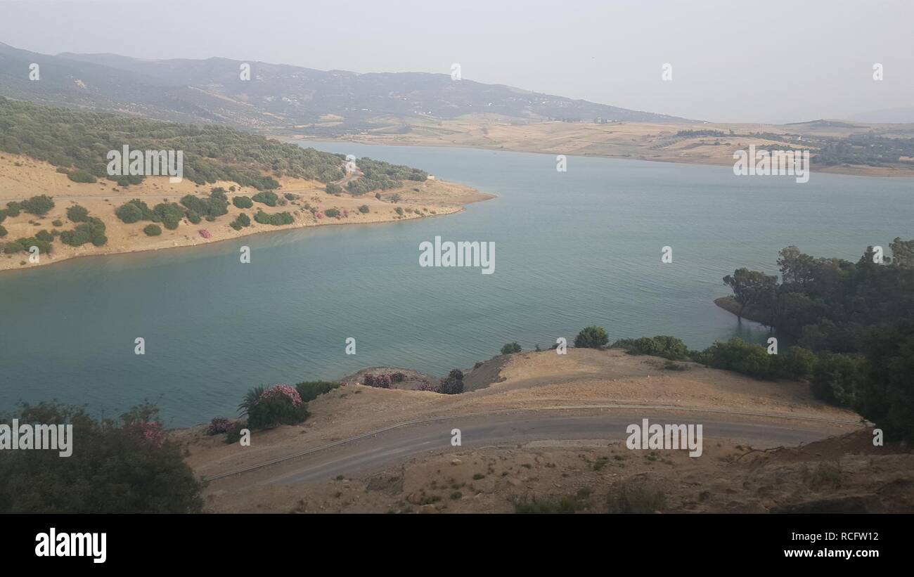 Al Wahda Dam in Morocco 1 Stock Photo - Alamy