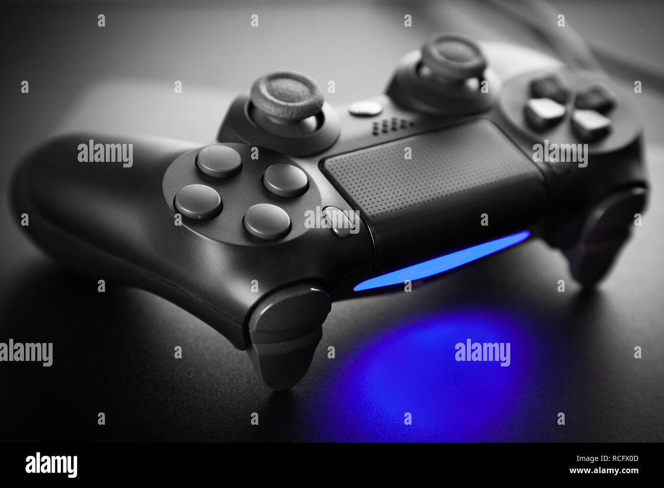 Gaming console with a wireless controller Stock Photo - Alamy