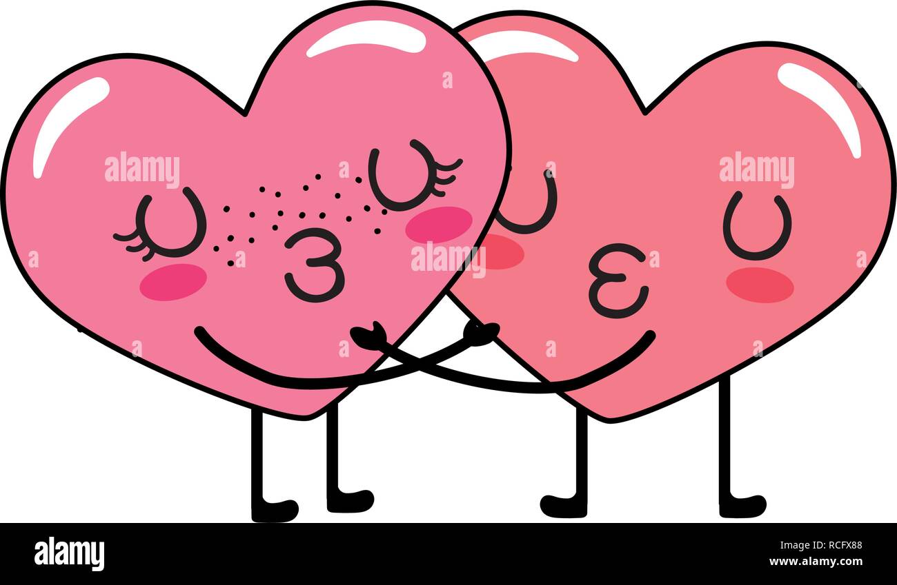 Cartoon Couple Kissing High Resolution Stock Photography and Images - Alamy