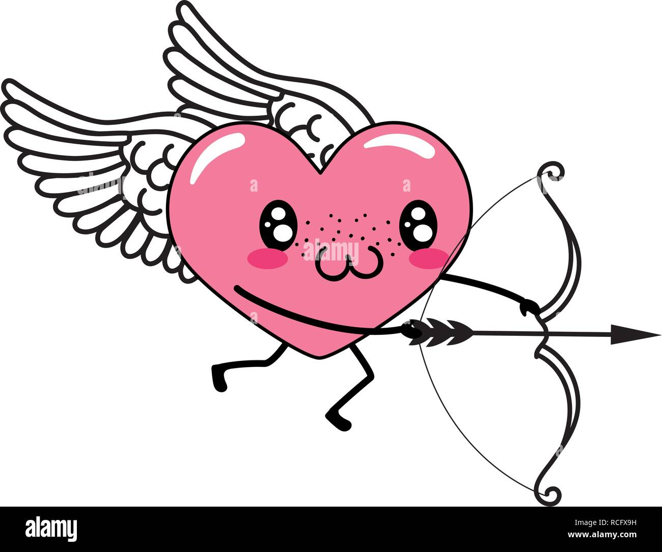love heart cartoon Stock Vector Image & Art - Alamy