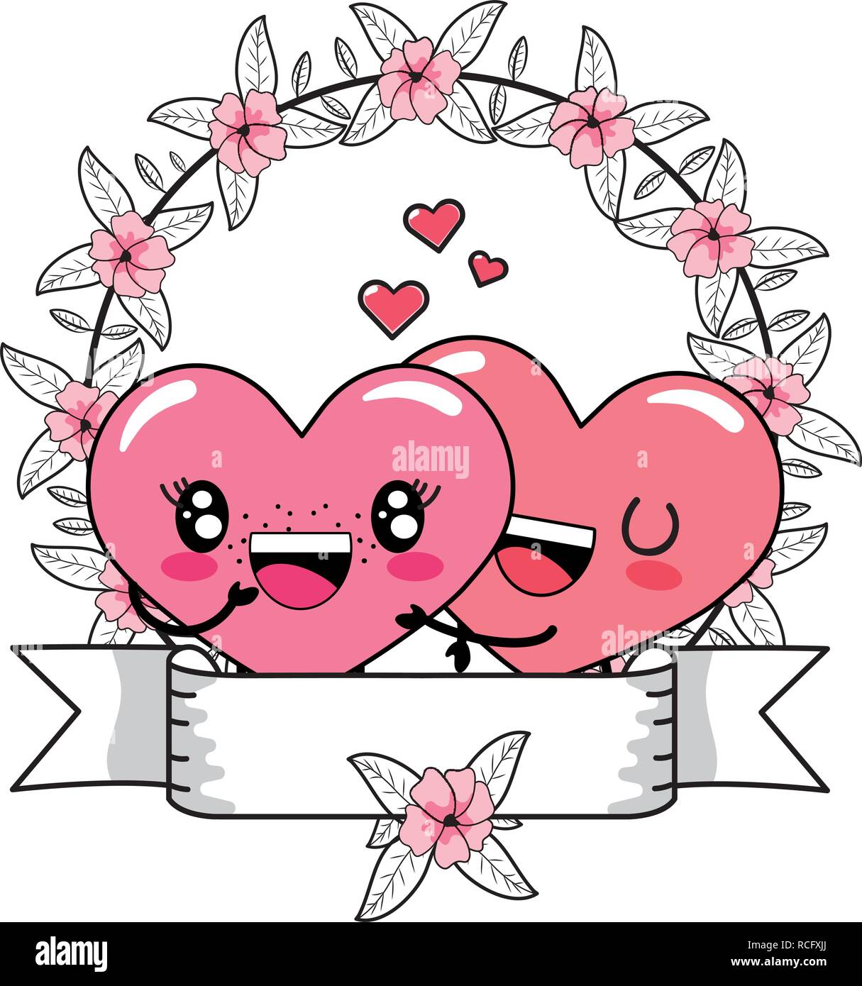 love heart couple cartoon Stock Vector Image & Art - Alamy