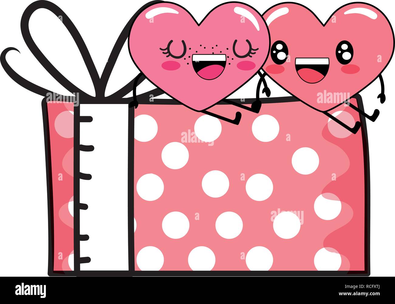 love heart couple cartoon Stock Vector Image & Art - Alamy