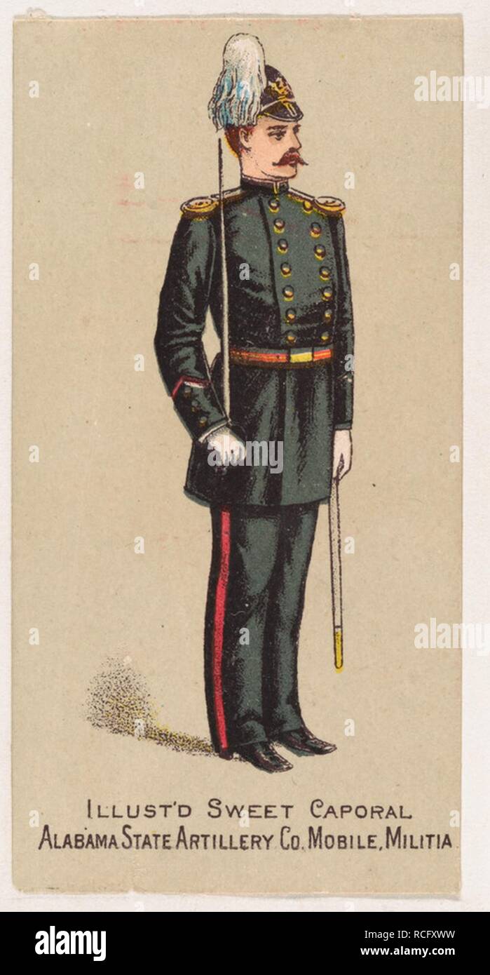 Alabama State Artillery Company, Mobile Militia, from the Military ...