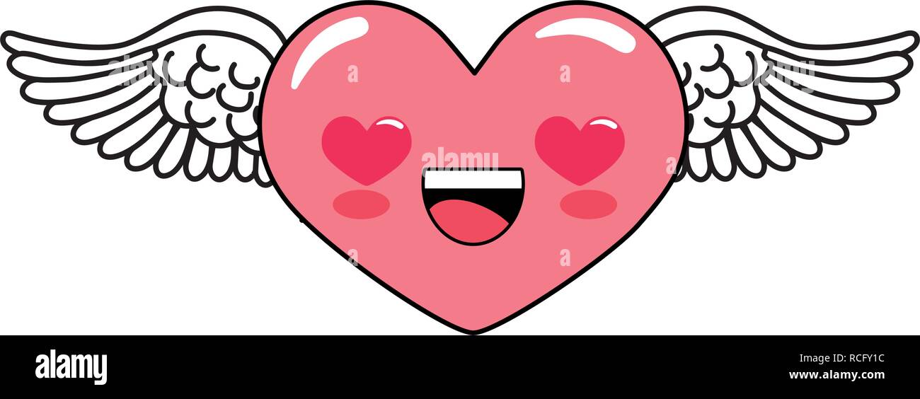 Love Heart Cartoon Stock Vector Image & Art - Alamy