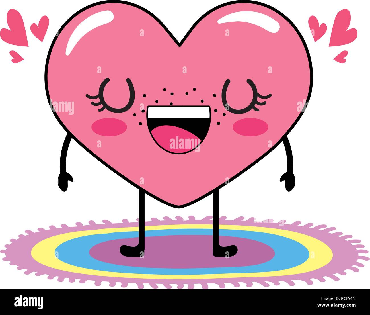 love heart cartoon Stock Vector Image & Art - Alamy