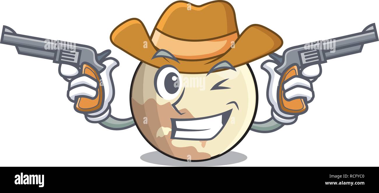 Cowboy planet pluto in the cartoon form Stock Vector Image & Art - Alamy