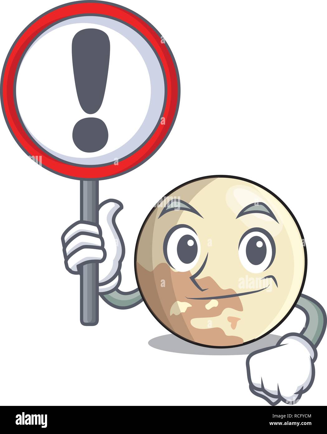 With sign planet pluto in the cartoon form Stock Vector Image & Art - Alamy