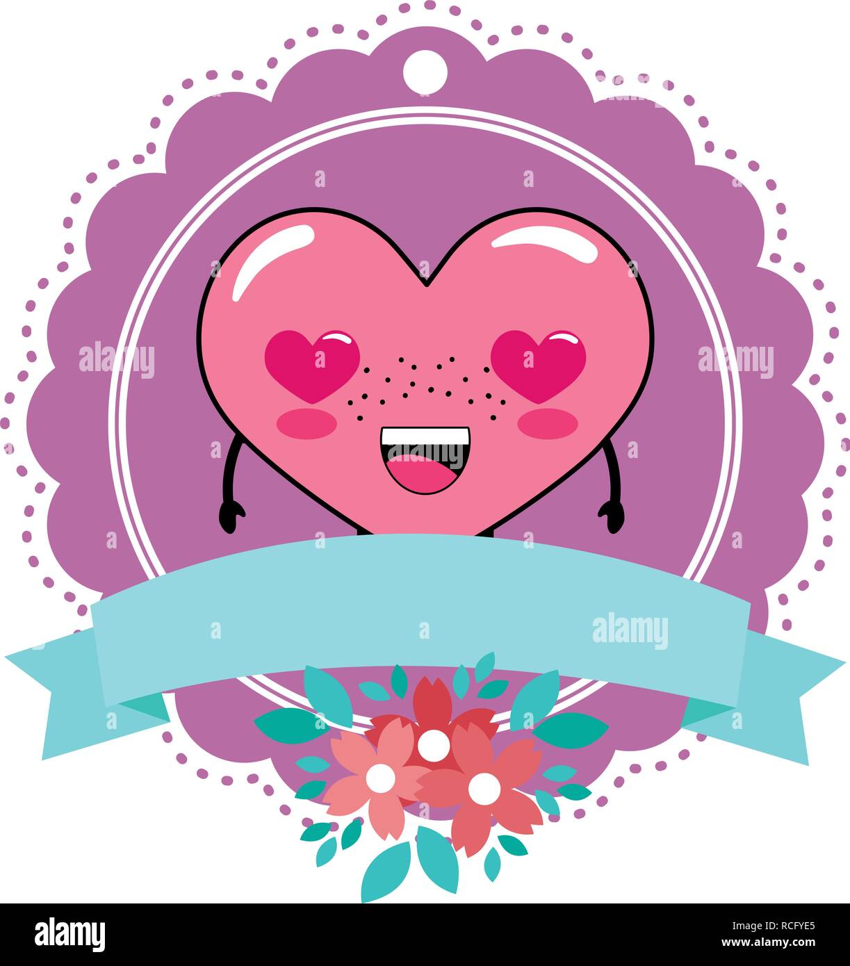 love heart cartoon Stock Vector Image & Art - Alamy