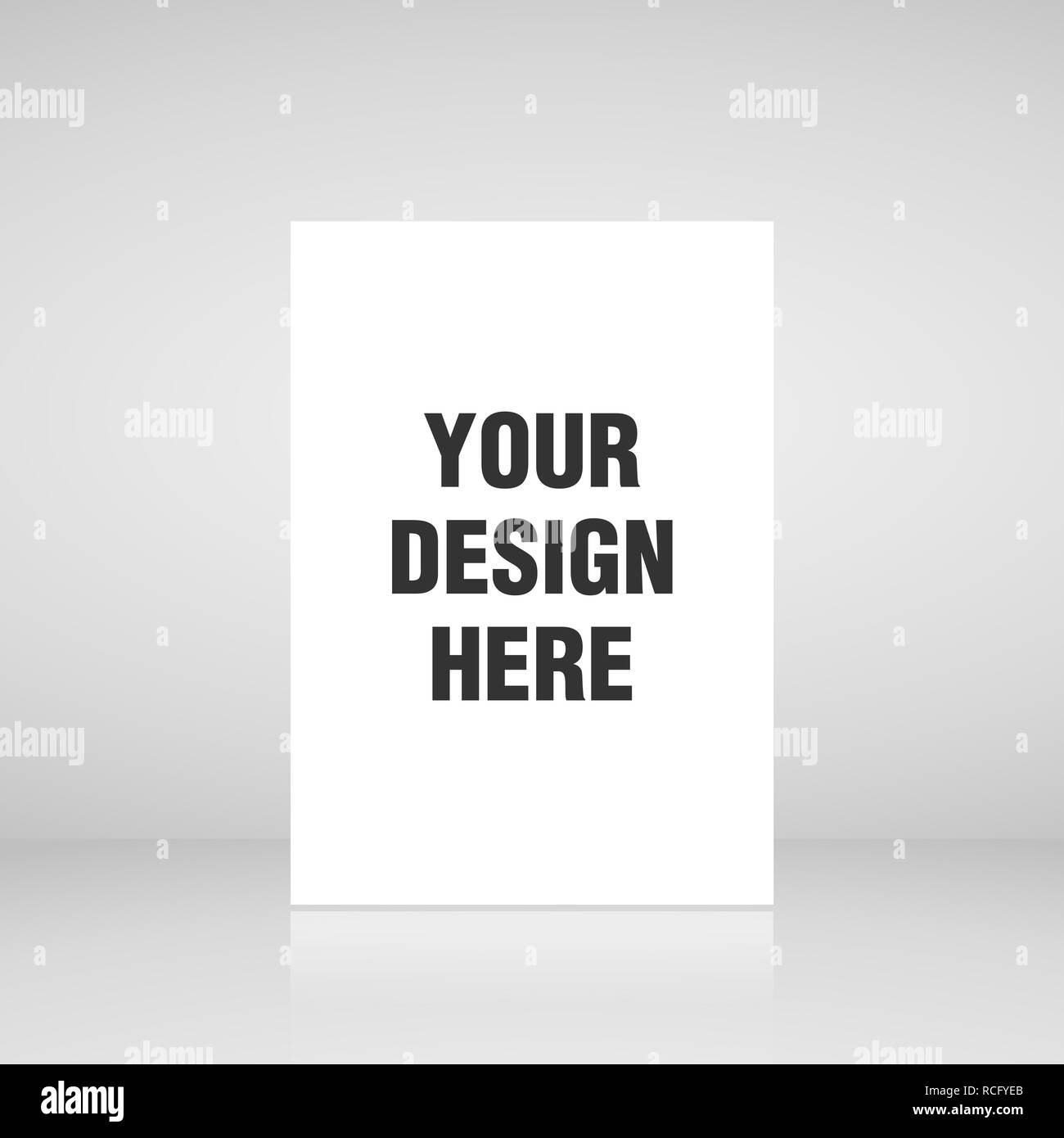 A work template design with a studio background Stock Photo - Alamy