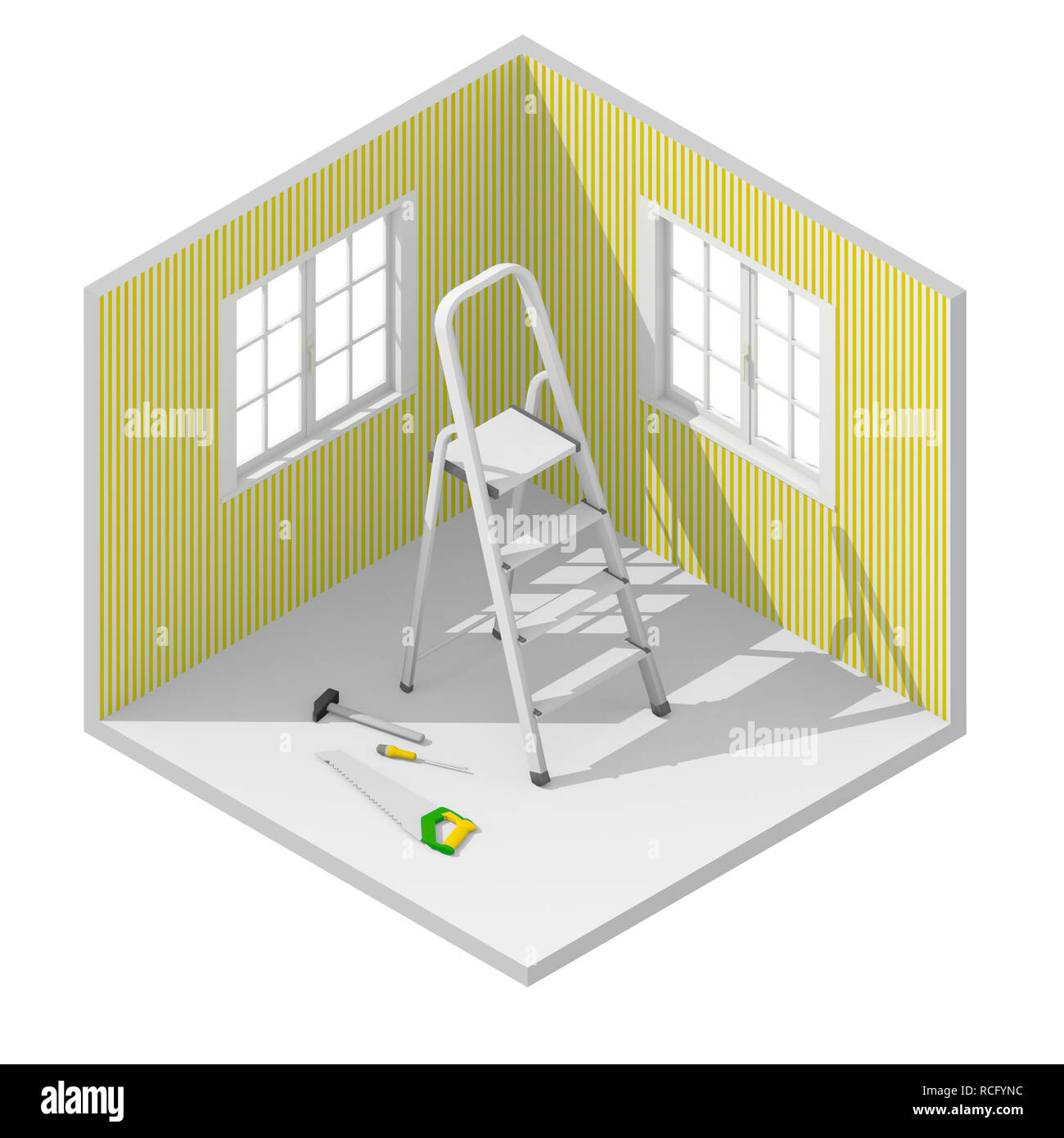 Axonometric projection hi-res stock photography and images - Alamy